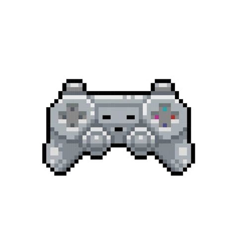 Console Stick Controller In Pixel Art Style 27879915 Vector Art At Vecteezy