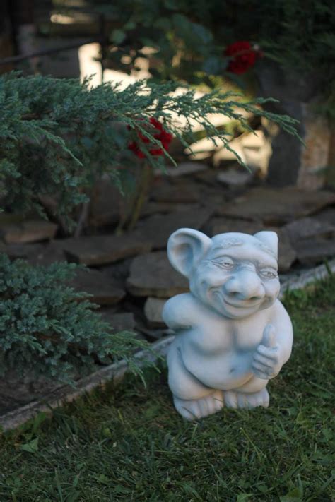 ᐉ Садова фігура статуетка Троль великий клас із цементу ручна робота 21 см 640645 • Краща ціна