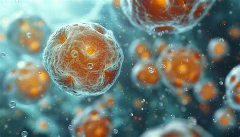 Premium Photo A Cell With A Clear Membrane Surrounded By Other Cells And Filled With Bubbles