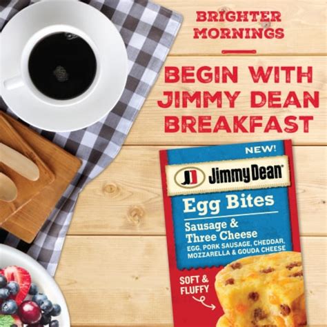 Jimmy Dean® Sausage And Three Cheese Frozen Breakfast Egg Bites 4 Oz Kroger