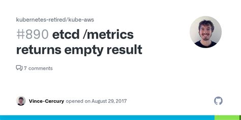 Etcd Metrics Returns Empty Result · Issue 890 · Kubernetes Retired