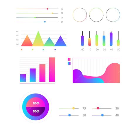 Premium Vector Set Of Infographic Elements Data Visualization Vector