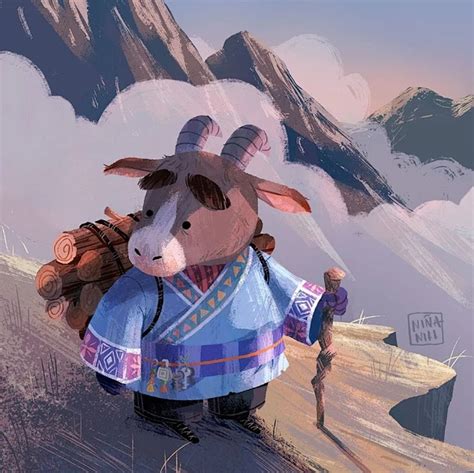 儿童插画 绘本插图 肌理插画 花瓣网