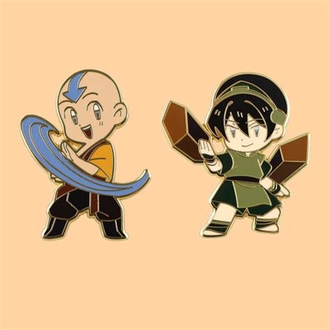 Avatar The Last Airbender Toph Beifong Chibi Enamel Pin Distinct