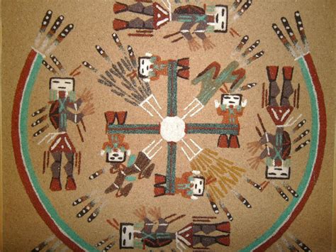 Navajo Indian Sand Art