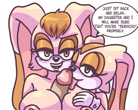 Rule 34 1boy 2girls Anthro Assisted Fellatio Balls Breasts Brown Fur