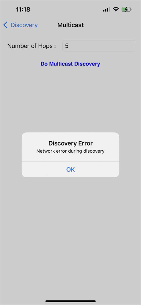 Network Discovery Errors On IOS16 Issue 8 ZebraDevs LinkOS IOS