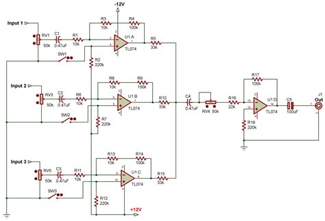 Zpag Net Electroniques Audio Audio Amplifie Basic Audio Mixer Circuits Tl Html