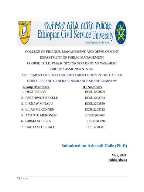 Group 2 Assignment On Strategic Implementation Pdf Strategic