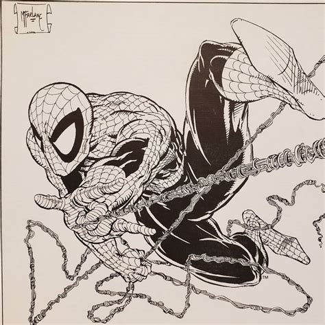 Spider Man By Todd Mcfarlane Comic Art Spiderman Art Comic Book Art