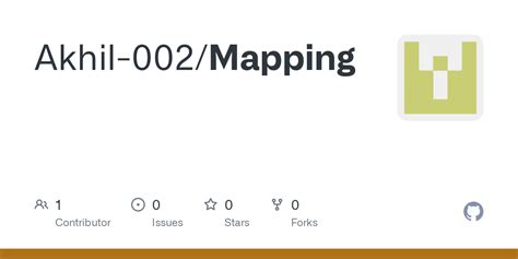 Github Akhil 002mapping