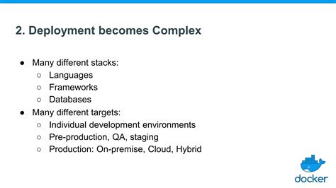 Docker 101 Introduction To Docker And Containers Pptx