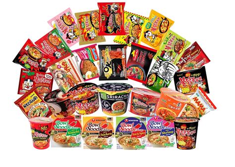 Spicy Ramen Variety Pack Of 10 Instant Noodles Such As