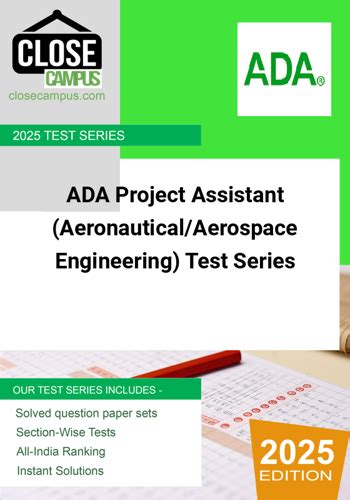 Buy Ada Project Assistant Aeronauticalaerospace Engineering Test Series 2025 Edition
