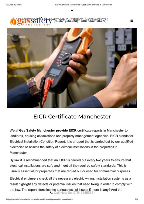 Ppt Eicr Certificate Manchester Get Eicr Certificate In Manchester Powerpoint Presentation