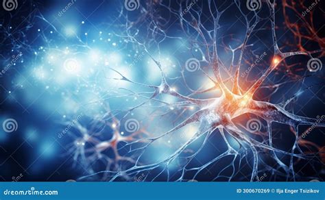 Mesmerizing Abstract Background With Vibrant Interconnected Neuron Cells In Captivating Display