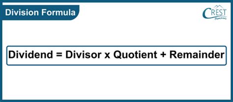 Division Key Concepts Explained CREST Olympiads