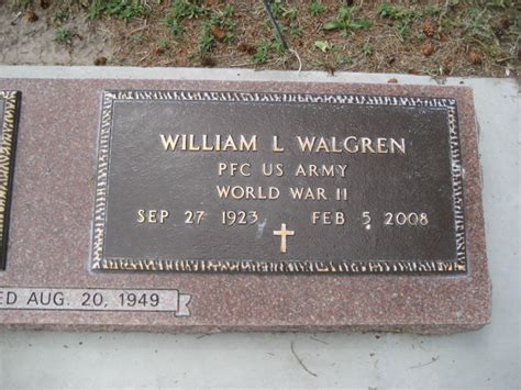 William Lyle “billy” Walgren 1923 2008 Find A Grave Memorial