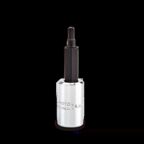 Proto 1 4 Drive 2 5mm Af 1b L Socket Hex Bit Steel Polish Chrome