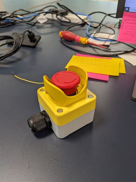Arduino Nano With Emergency Stop Button Product Design Arduino Forum