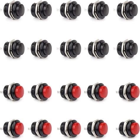 SPST Mini Push Button Switch AC V A AC V A With No Lock Momentary Push Button Switch