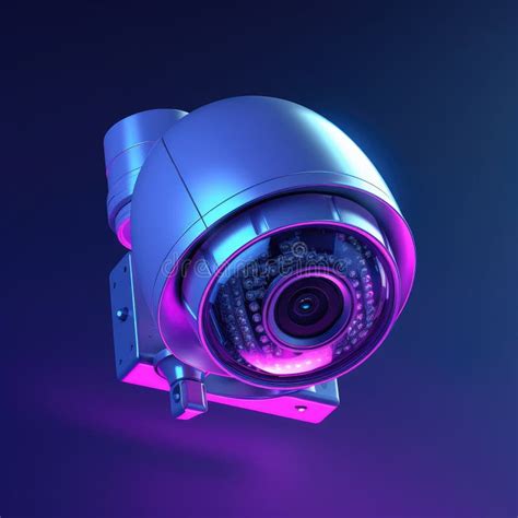 Security Camera Or Cctv In Home Video Surveillance Camera Ai Generated Stock Illustration