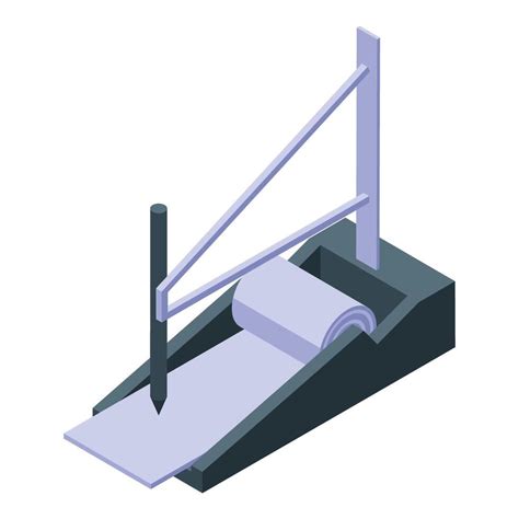 Plotter Drawing Machine Creating Blueprint Using Pen 55564245 Vector