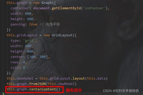 Antv X6画布内容居中graphcentercontent Csdn博客