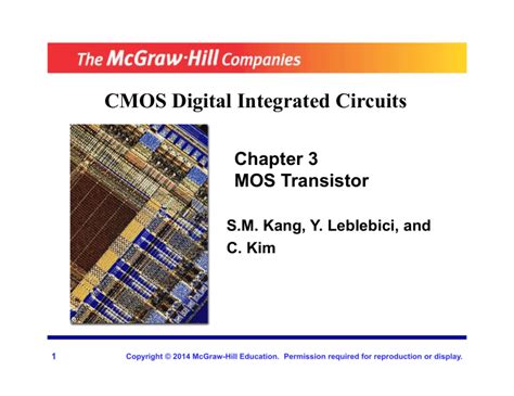 Chapter 3 Mos Transistor
