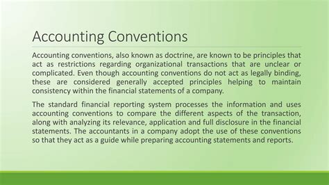 Accounting Concepts And Conventions Pptx