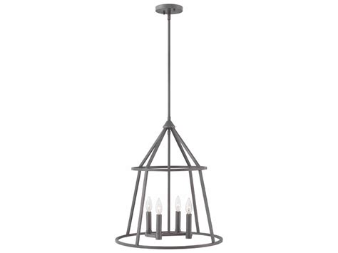 Hinkley Middleton 20 Wide 4 Light Graphite Bronze Candelabra