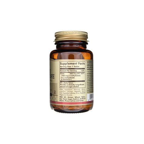 Folate 666 Mcg Dfe Metafolin® 400 Mcg 100 Tab Auroxhealth