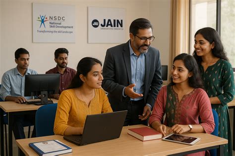 Get Nsdc Certified With Jain University Learn New Skills Fast