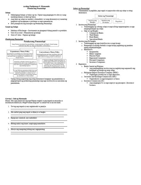 Patakarang Pananalapi Pdf