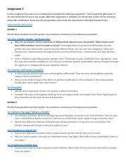 Importance Of Differentiating Between Sex And Gender In Modern Course Hero