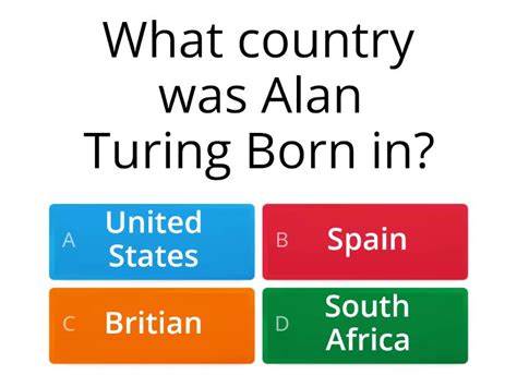 Alan Turing Trivia Quiz Questionário