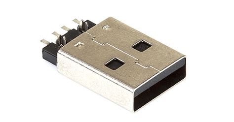 USB 2 0 Type A Male SMT Plug Socket Connector
