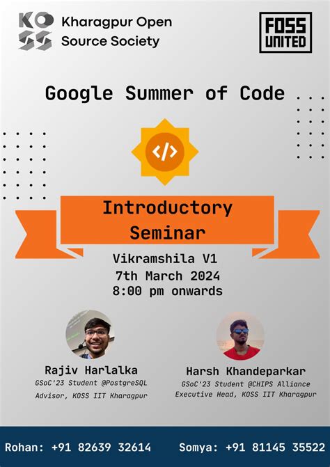 Kharagpur Open Source Society On Linkedin Hello Kgpians Kharagpur