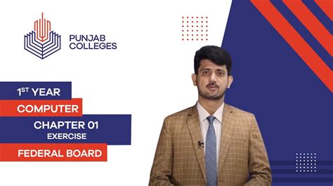 pgc lectures inter part 1 fedreal board computer chapter 1 exercise