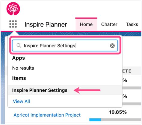 Admin Guide External Default Project Layout Settings Inspire Planner Help Center Inspire