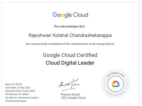 Rajeshwari K C On Linkedin Im Happy To Share That Ive Obtained A New