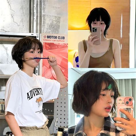 여자 숏컷 And 짧은 단발 머리스타일 연예인 Zip 네이버 블로그