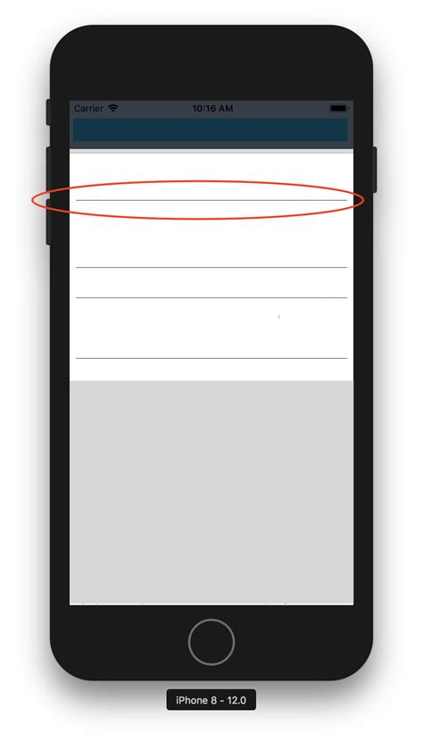 Ios Uitableview Nested In Uicollectionviewcell With No Margins