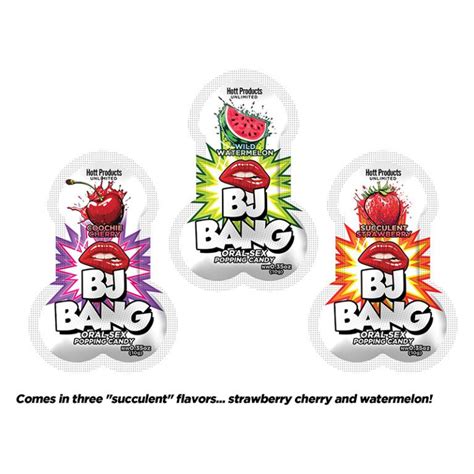 Hott Products Bj Bang Oral Popping Candy 72pc Display Canada Naughtybox Ca