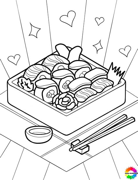 36 Sushi Ausmalbilder Kostenlos Herunterladen Und Ausmalen