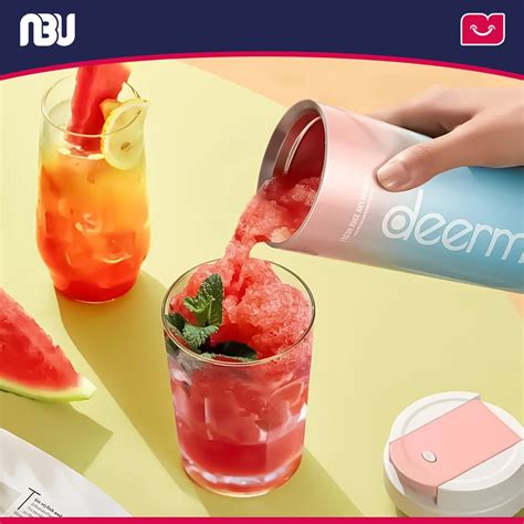 ابوشهاب ماگ و مخلوط کن و مینی آبمیوه گیری قابل حمل شیائومی مدل Deerma Nu90
