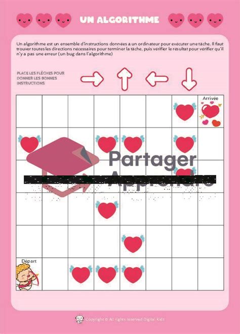 Part App Introduction Au Code Binaire Et Algorithme Spécial Saint Valentin