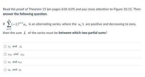 Solved Read The Proof Of Theorem On Pages And Chegg Com