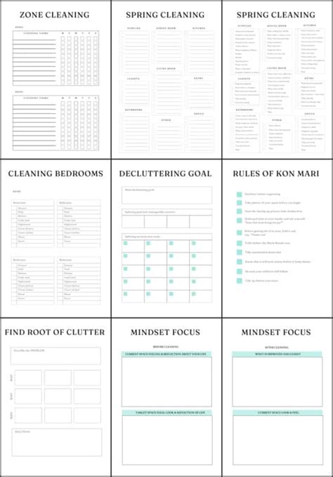 Decluttering And Cleaning Planner Your Ultimate Home Organization Tool