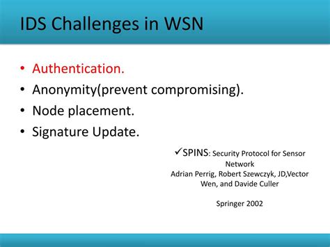 Ppt Intrusion Detection System Wsn Powerpoint Presentation Free Download Id1009200